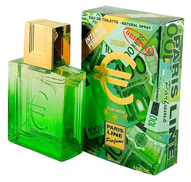 Мужской одеколон Paris Line Parfums Euro 100 мл / Пари Лайн Парфамс Евро