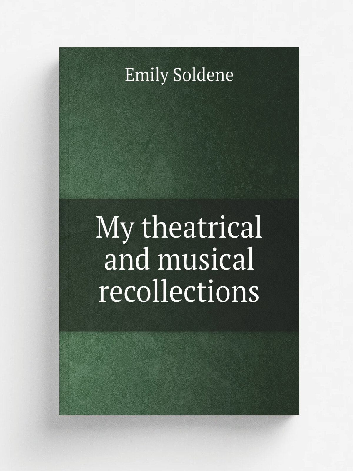 My theatrical and musical recollections
