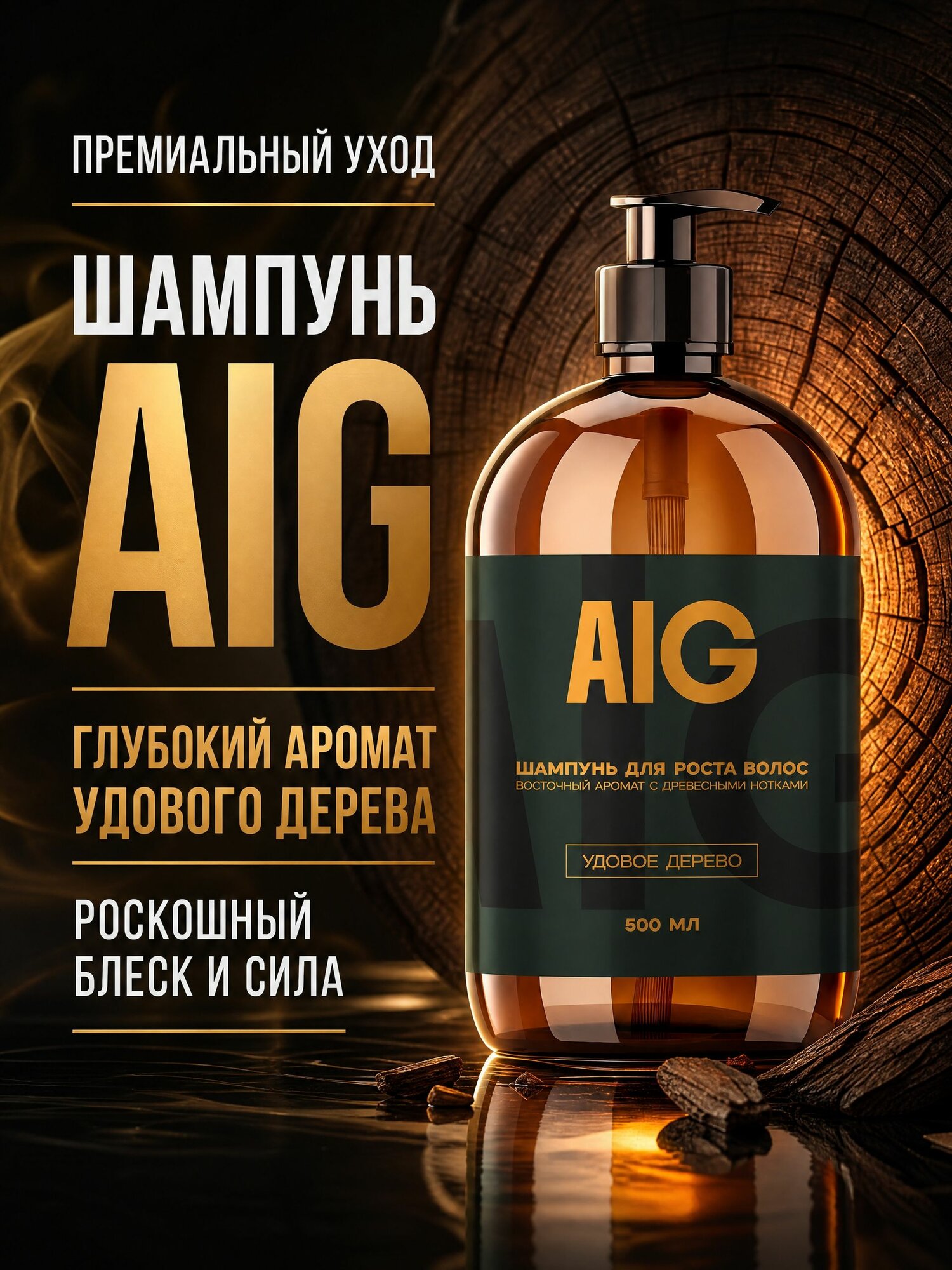 AIG Шампунь для волос, 500 мл