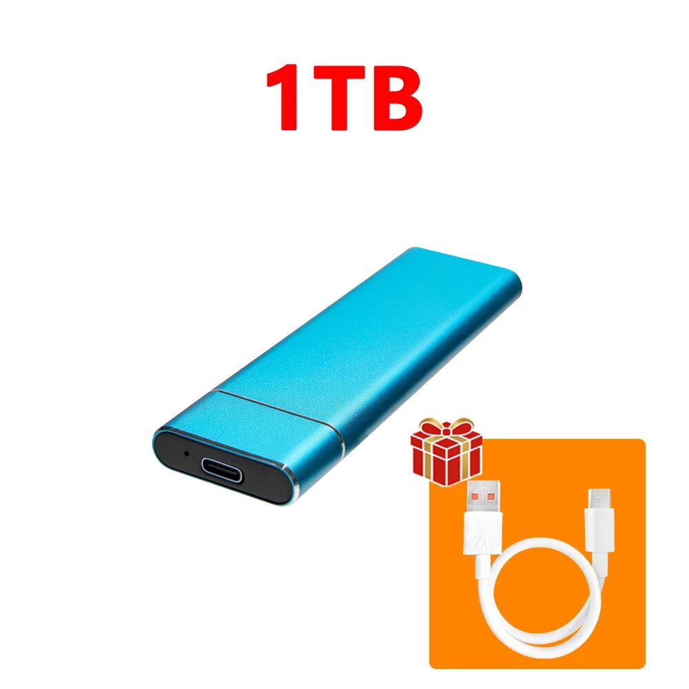 Портативный SSD Samsung 1 ТБ USB 3.1 Gen2 1TB