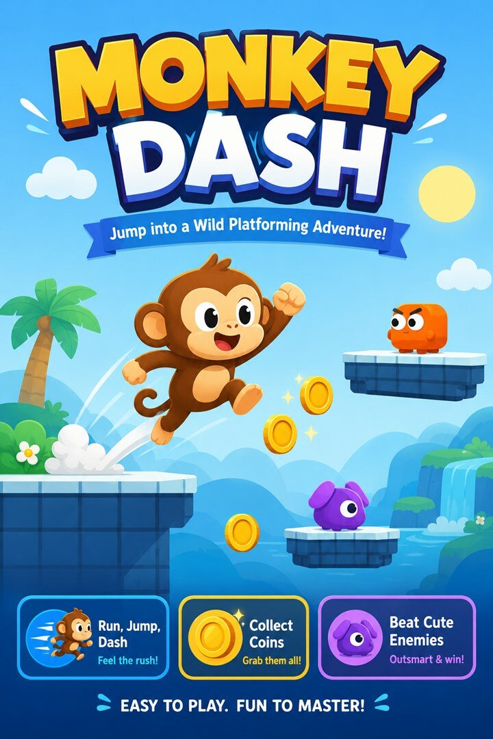 Monkey Dash — ключ активации Xbox · Xbox · цифровой ключ · любой регион