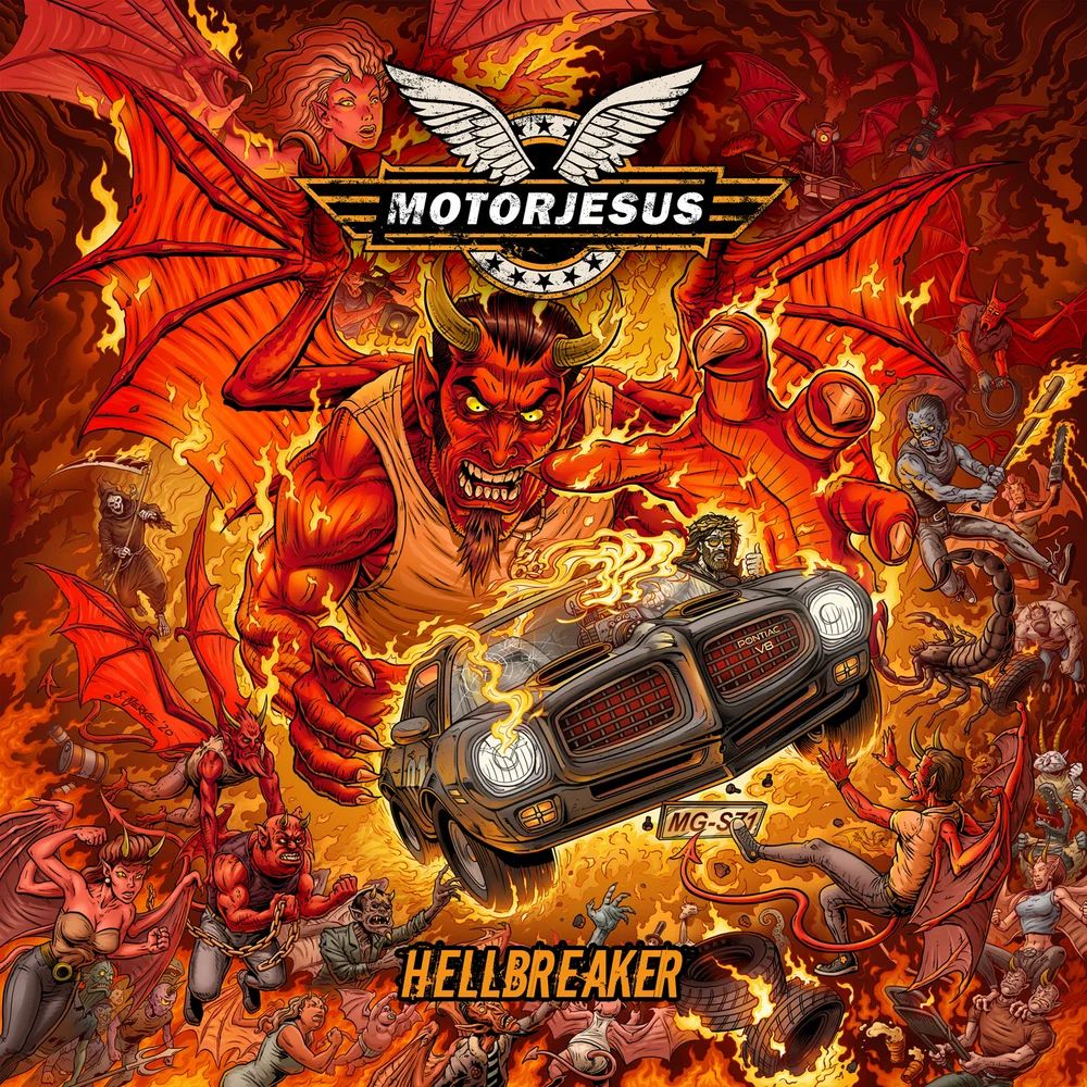 MOTORJESUS - Hellbreaker, музыкальный компакт-диск, Fono, Hard Rock / Heavy Metal, Россия