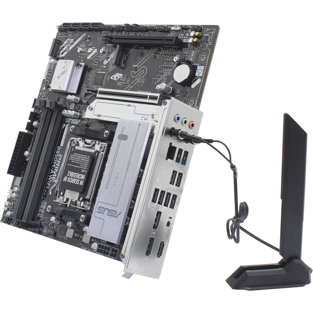 ASUS PRIME B850M-A WIFI (RTL) AM5 B850 2xPCI-E HDMI+2xDP 2.5GbLAN+WiFi+BT SATA MicroATX 4DDR5 — фото 1