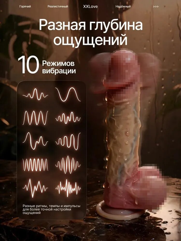 Фаллоимитатор, 22.2см — фото 1