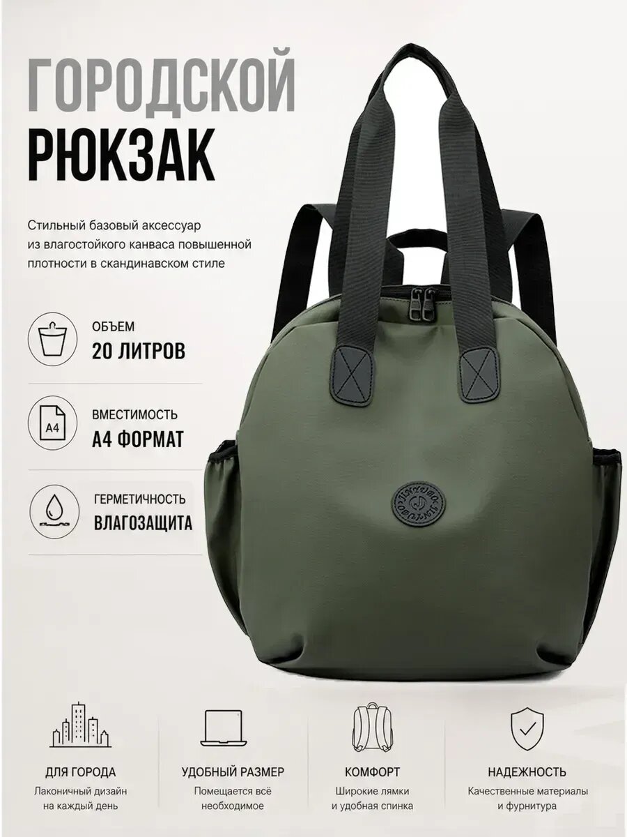 Рюкзак сумка городской черный