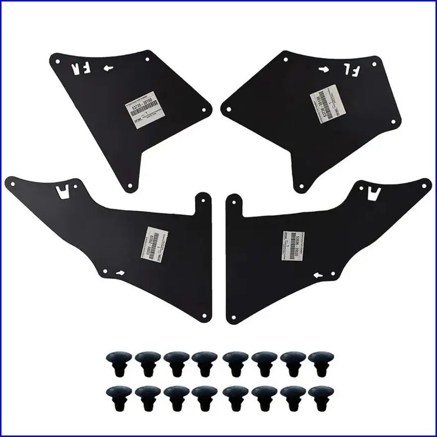 Lexus, Toyota Prado, Подкрылки с клипсами для Lexus GX470 GX460 , 53735-35150,