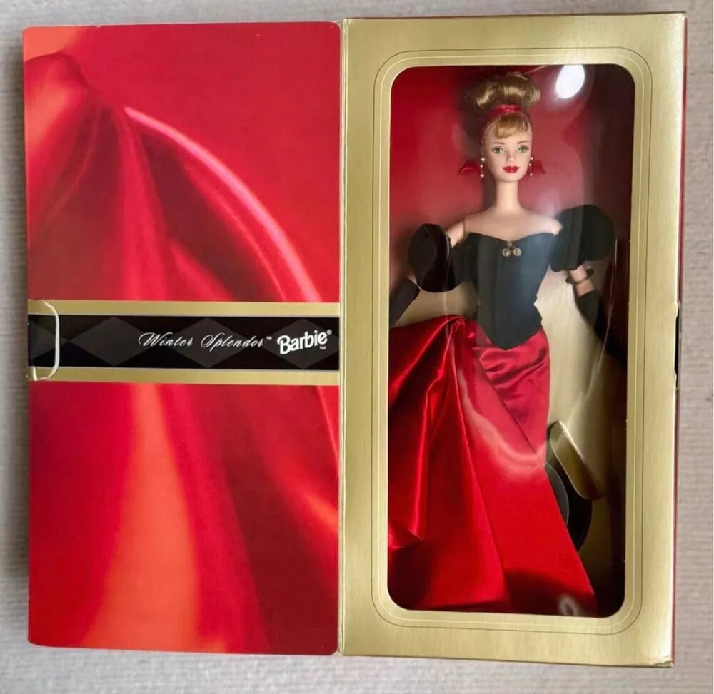 Barbie Winter Splendor Avon1998 Кукла Avon Winter Love Red Barbie