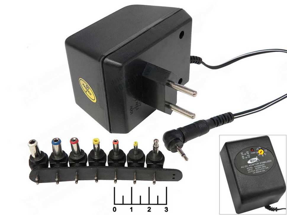 Блок питания 3-12V 0.5A EAD-500AS/S Eleca