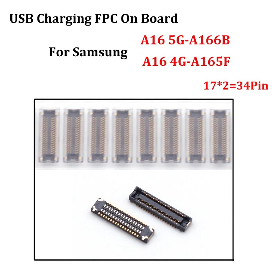 Разъем USB зарядки FPC для Samsung A16 4G/5G