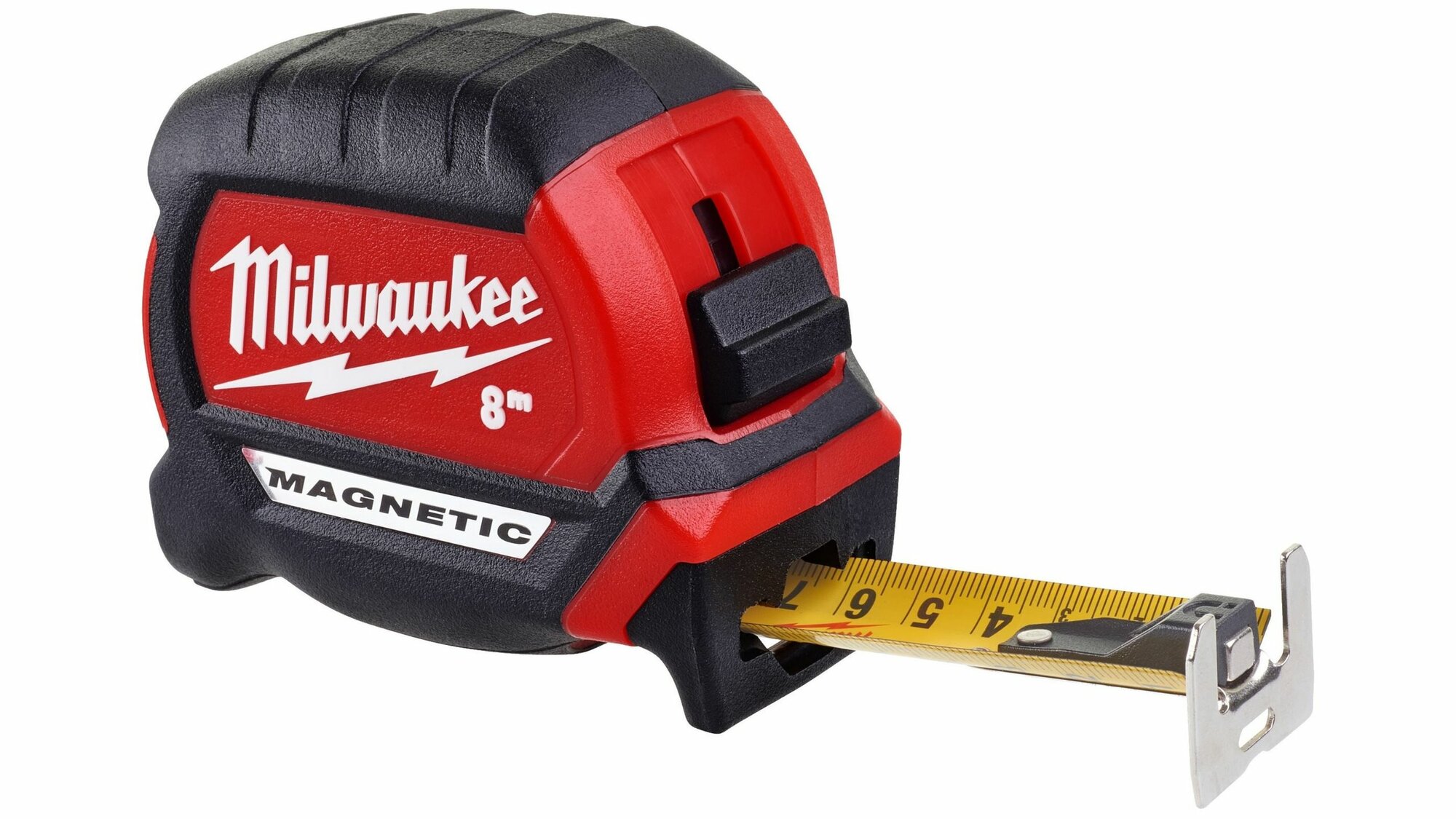 Рулетка Milwaukee PREMIUM магнитная MAGNETIC GEN III 8м (ширина полотна 27мм)