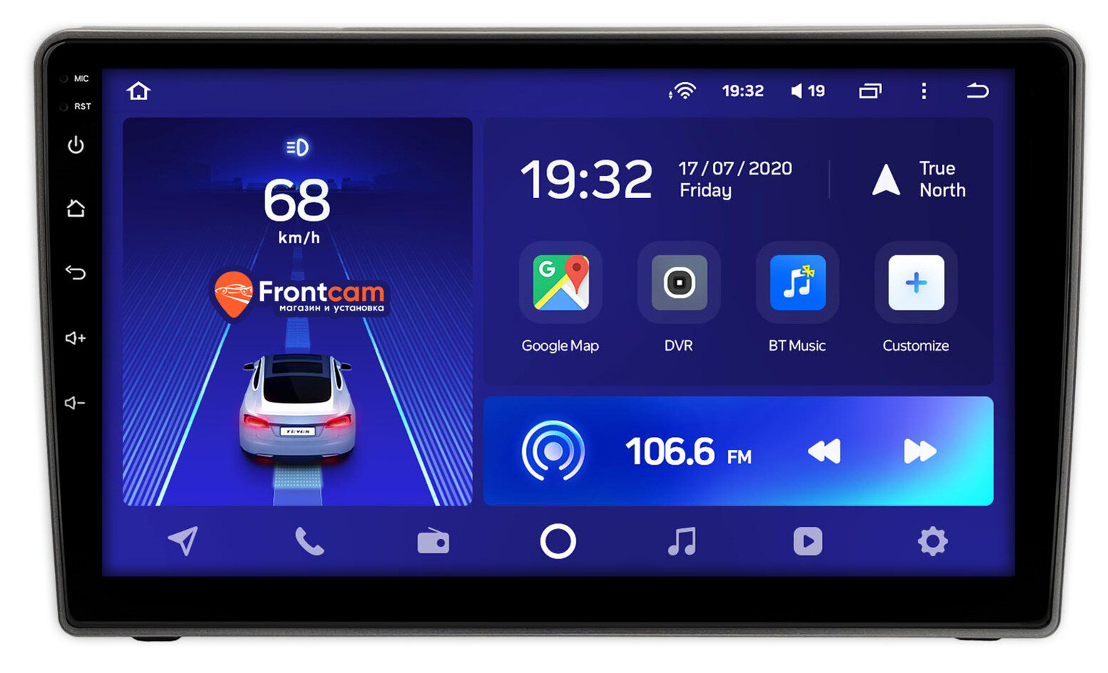 Штатная магнитола Teyes CC2L PLUS 2/32 9" RM-9-1448 Peugeot 407 2004-2011 (серая) Android 8.1 (DSP, IPS, AHD)