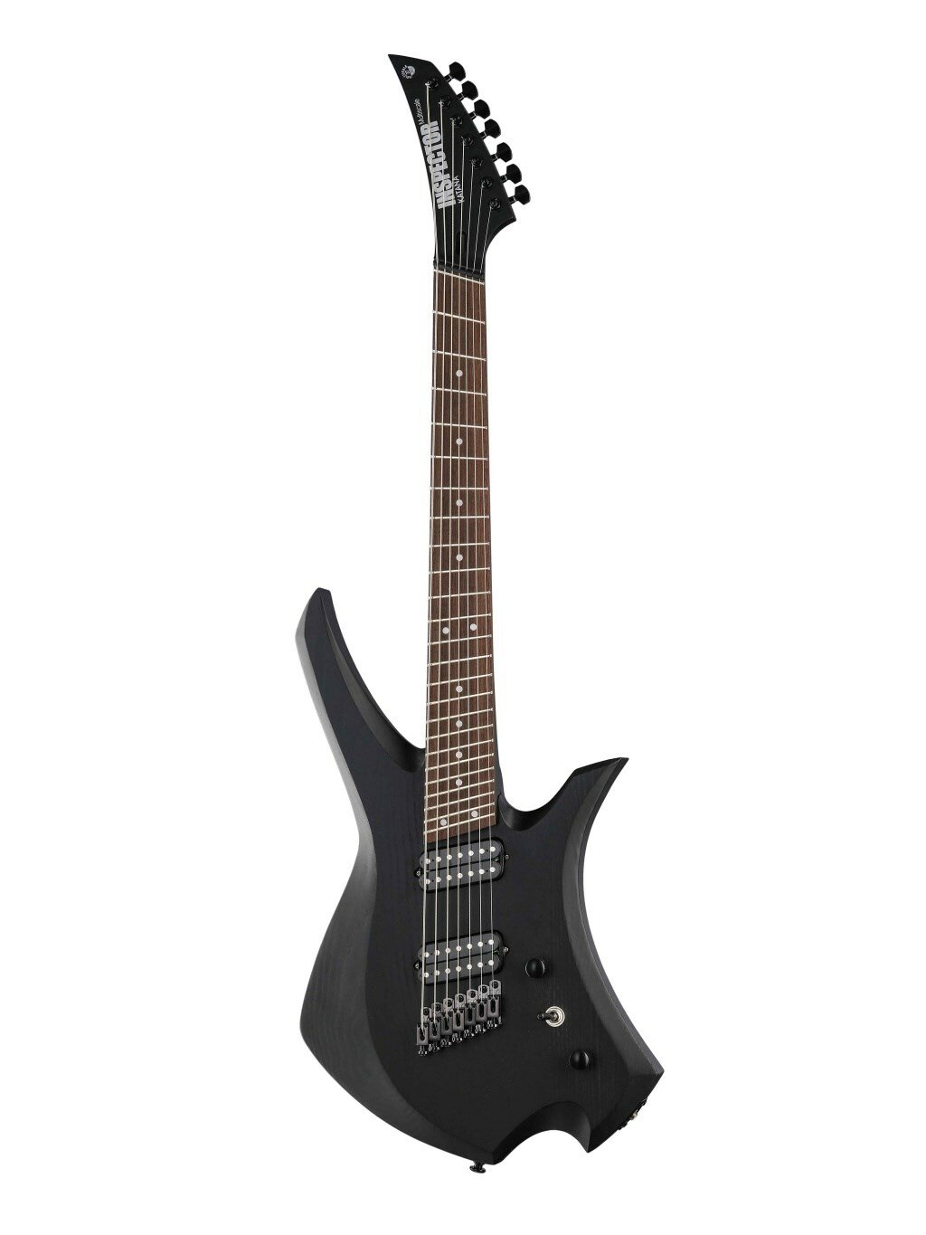 Inspector Katana-7-multiscale-black Электрогитара 7-струнная мультимензурная, черная