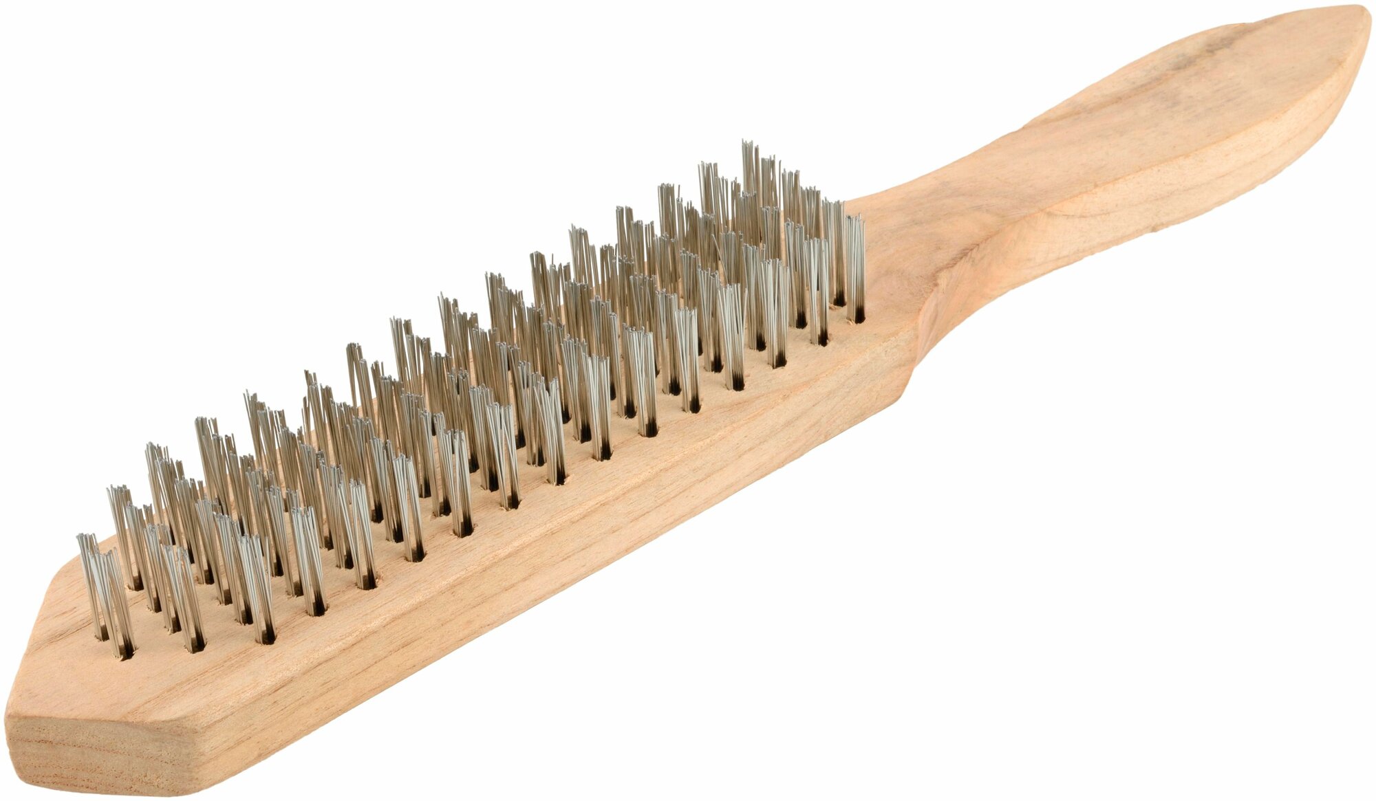 Щетка металлическая 6-ти рядная (дерев. ручка) BERIL 565006