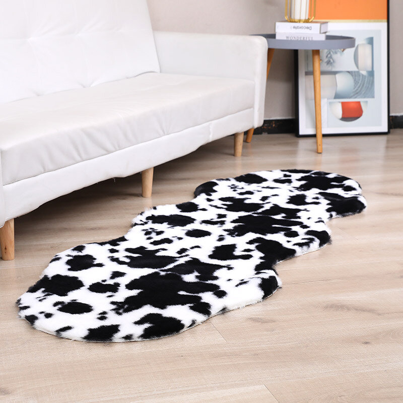 Шерстяная подушка, подкладка для компьютерного кресла, коврик из кроличьего меха, прикроватный коврик-татами, коврик для эркера в европейском стиле, декор для дома в скандинавском стиле.