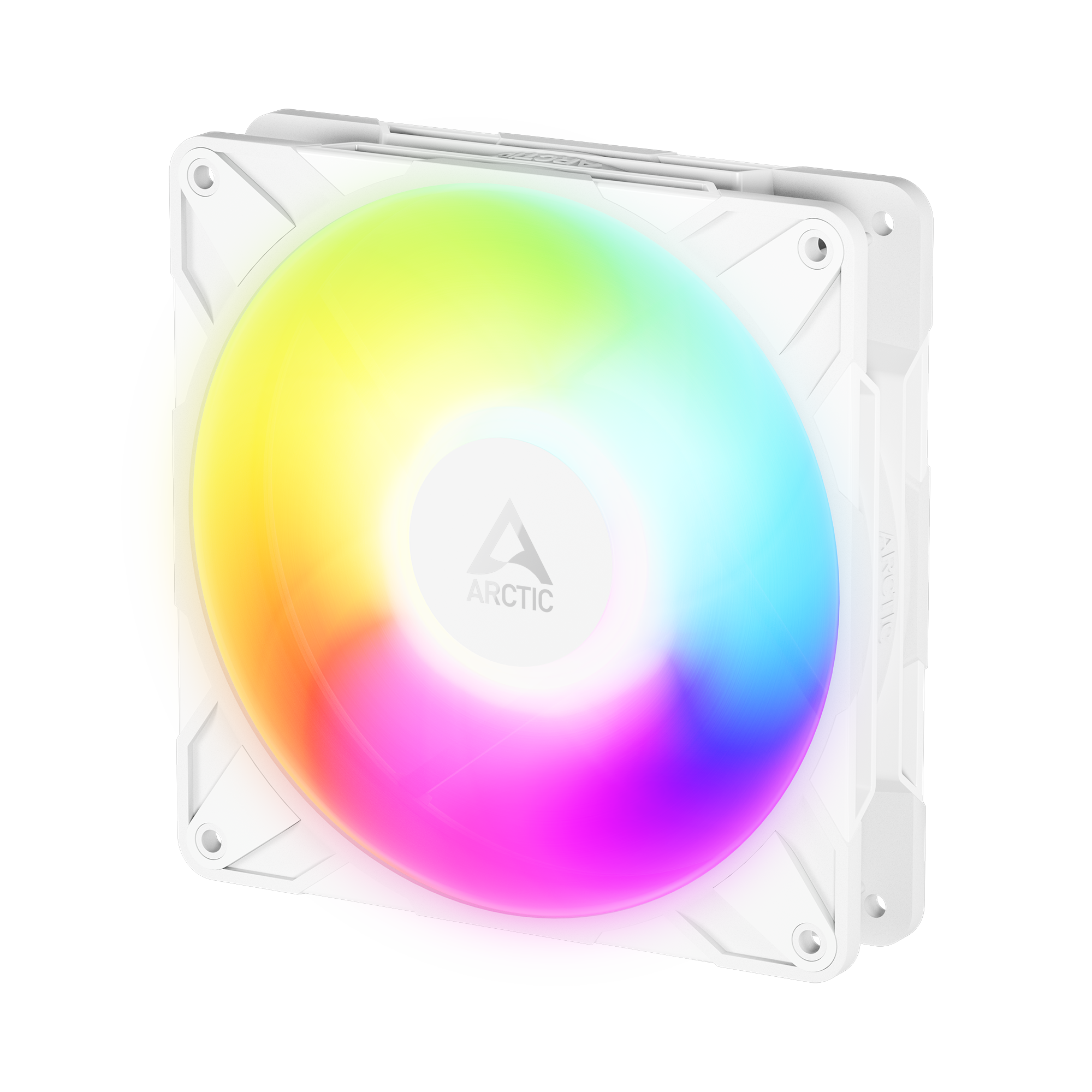 ARCTIC P14 PRO Reverse A-RGB White – 140-мм реверсивный вентилятор для ПК c A-RGB подсветкой, 4-pin PWM PST