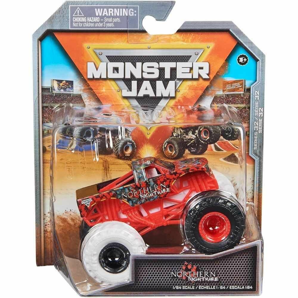 Машинка Monster Jam Northern Nightmare 1:64 6044941/20143054, 10 см