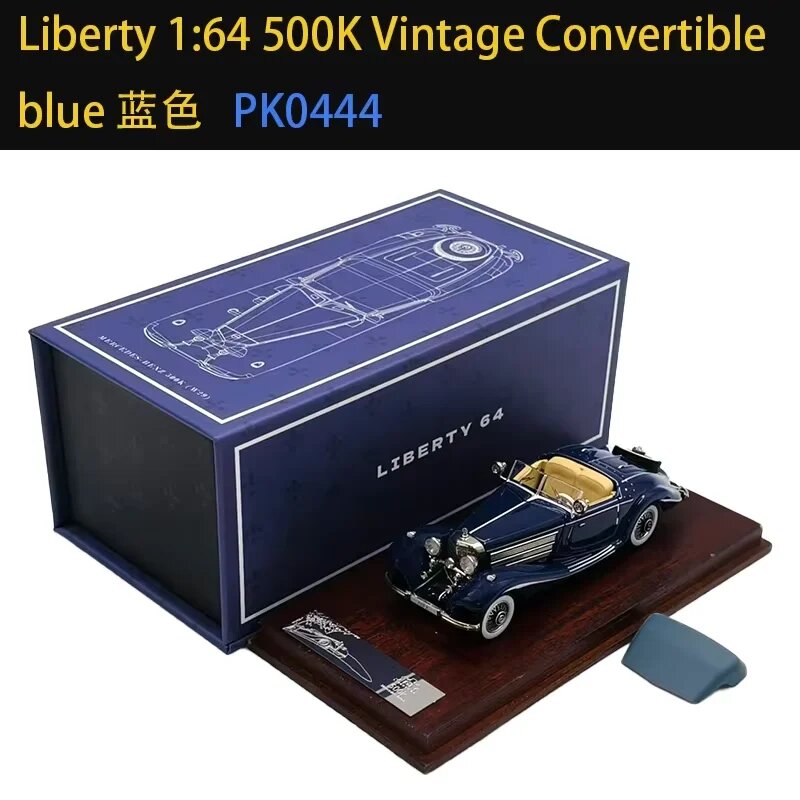MASSDI модель автомобиля Liberty 500K Convertible 1:64 Синий, blue
