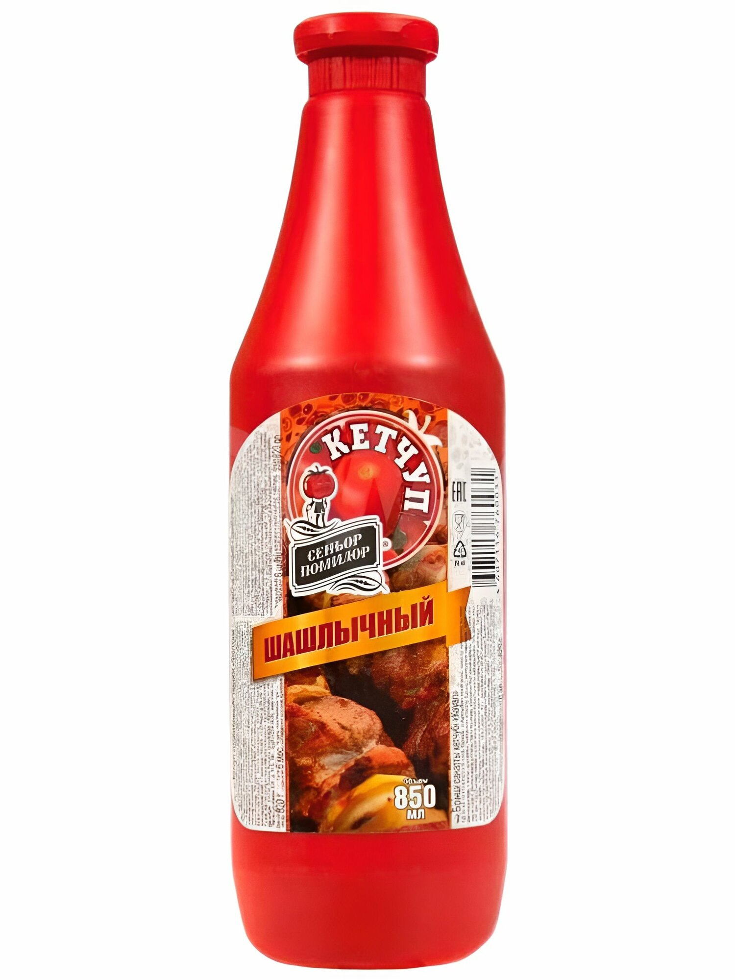 Стоевъ Кетчуп Шашлычный "Сеньор Помидор", 850 грамм, 1 бутылка