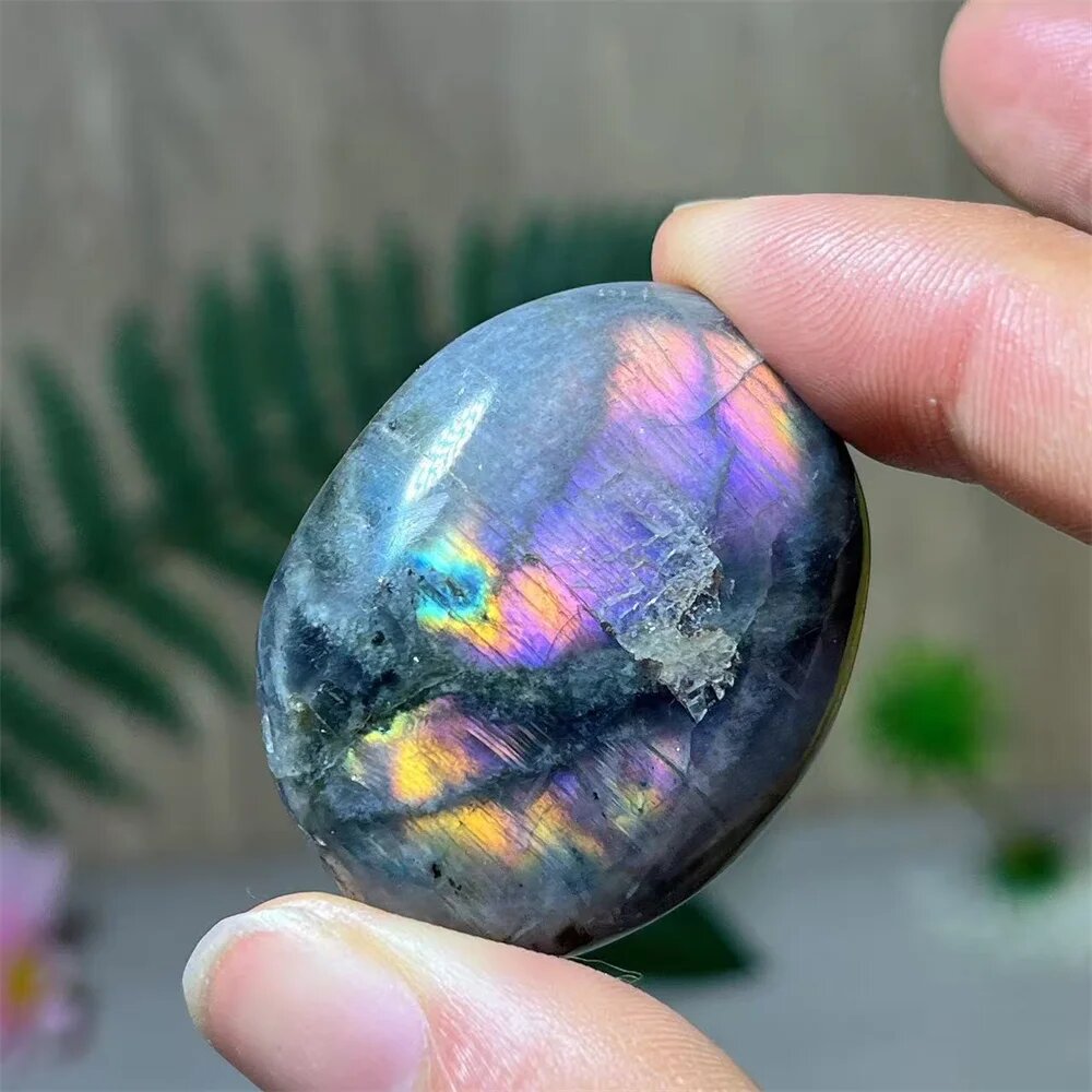 Лабрадорит, кабошон, цвет 36g