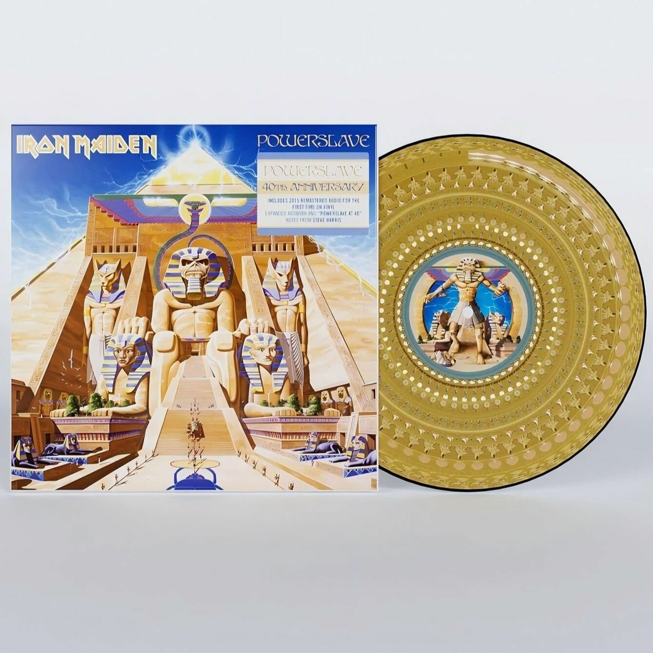 Виниловая пластинка Iron Maiden - Powerslave Vinyl, LP, Album, Limited Edition, Picture Disc, Special Edition, Zoetrope, 40th Anniversary