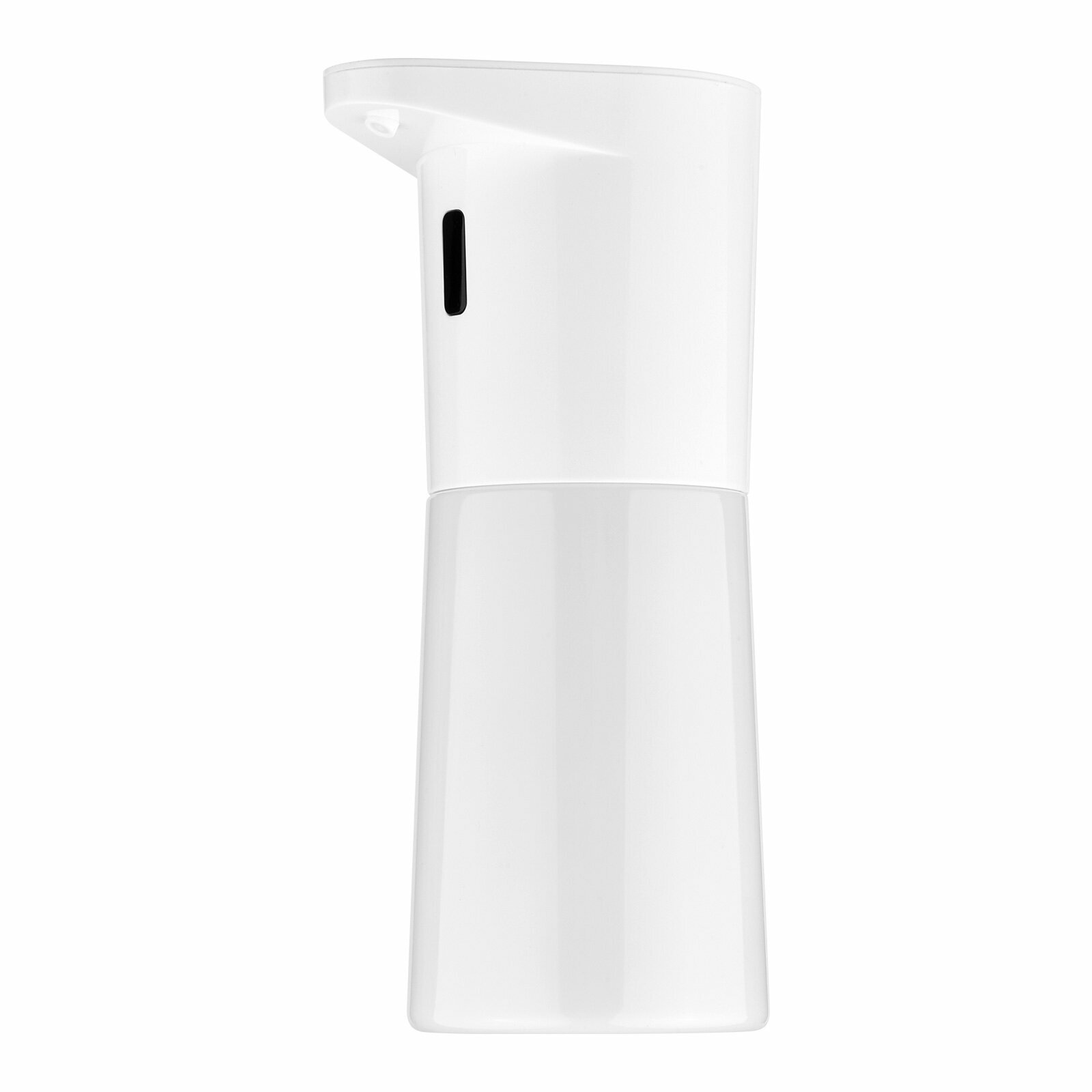 Автоматический дозатор мыла бесконтактный батарейный с датчиком движения для ванной и кухни, цвет белый, материал ABS & PP, емкость бутылки 500мл, напряжение 6В, источник питания 4 * батарейки AA (не включены), время отклика 0.25 секунды, доза выдачи