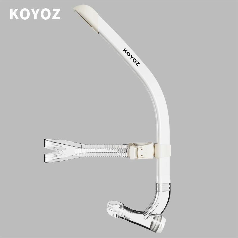 Сноркель KOYOZ для фристайла с фронтальным креплением, полусухой дыхательный аппарат для плавания и дайвинга для взрослых, инструмент для подводного дыхания.