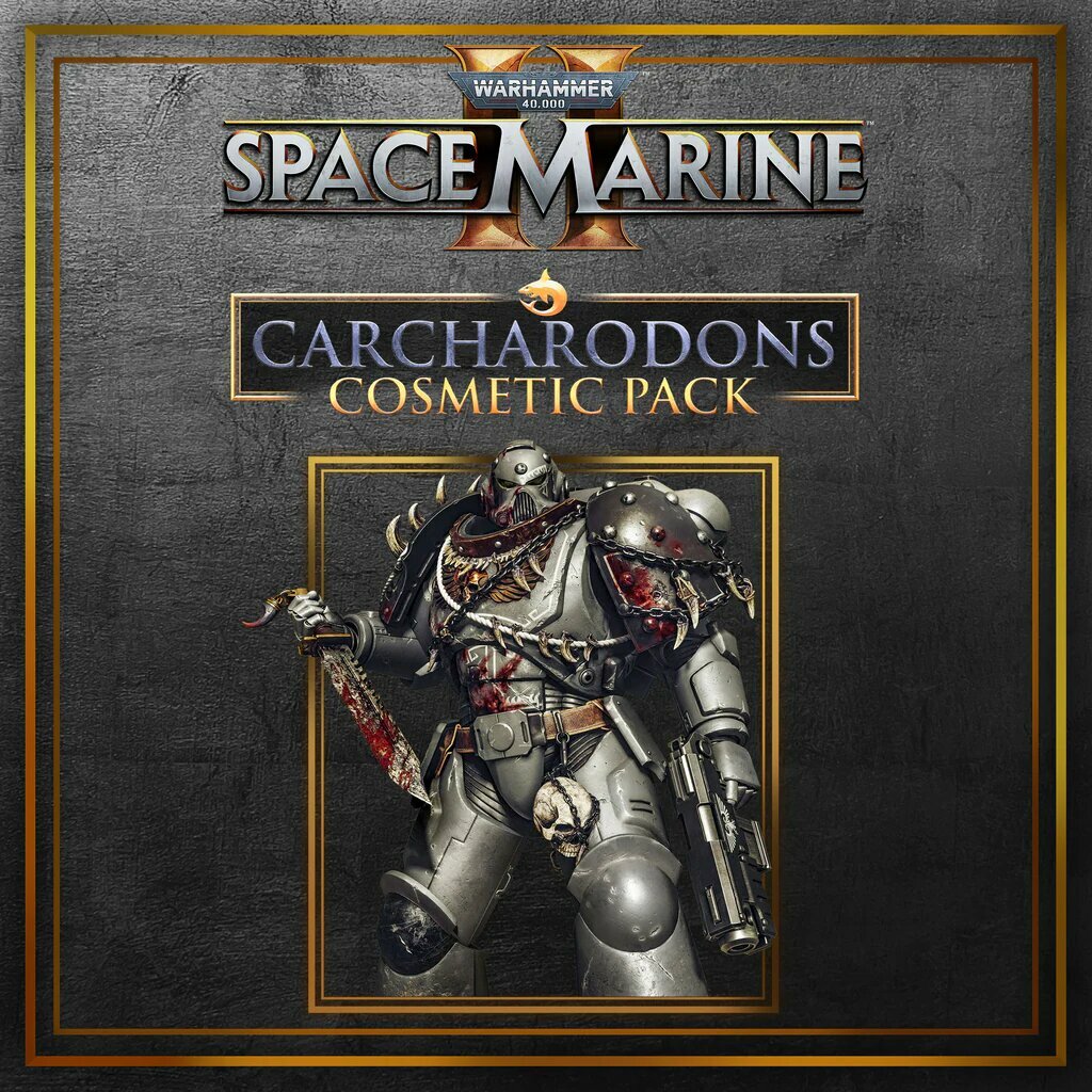 Дополнение Warhammer 40,000: Space Marine 2 - Carcharodons Cosmetic Pack, цифровое издание PlayStation 5, регион Индия / код пополнения баланса