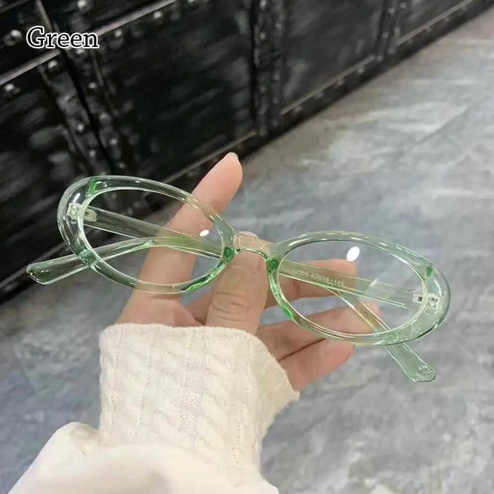 Очки Y2K Retro Oval, оправа New-2