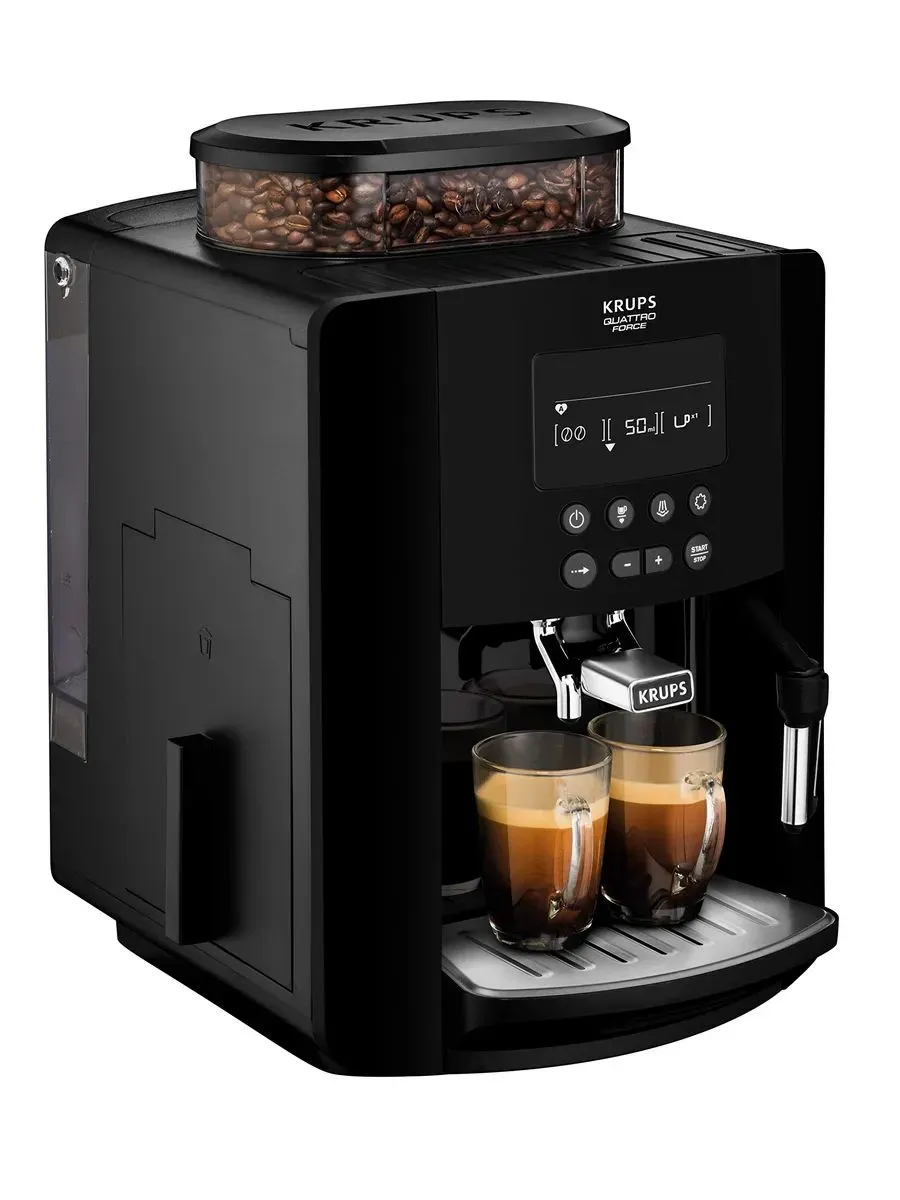 Кофемашина Krups (EA81P070) Essential, капучинатор, мощность 1450Вт