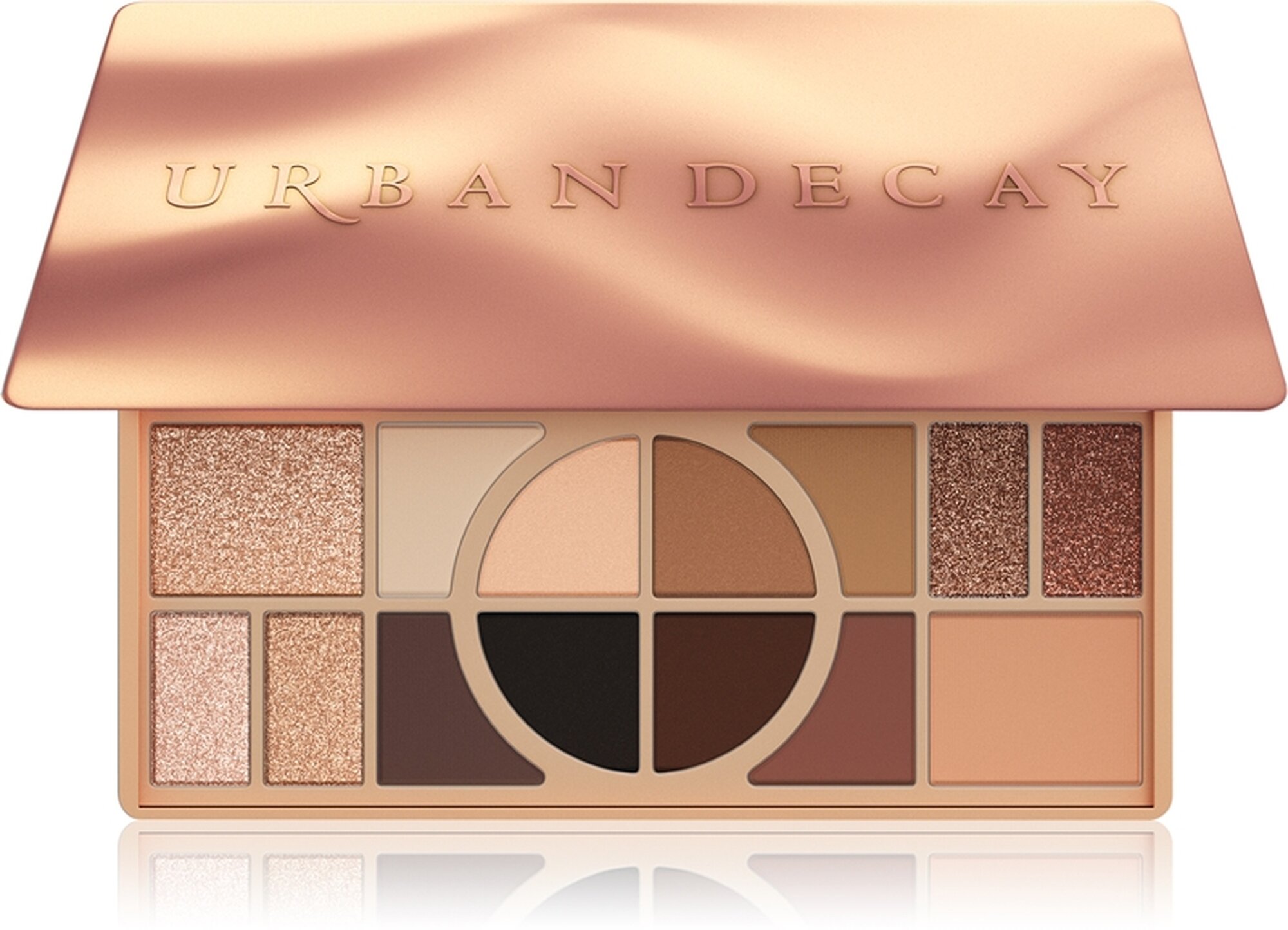 Urban Decay Палетка теней для век Naked Shaped Eyeshadow Palette 160.6 г - оттенок Warm