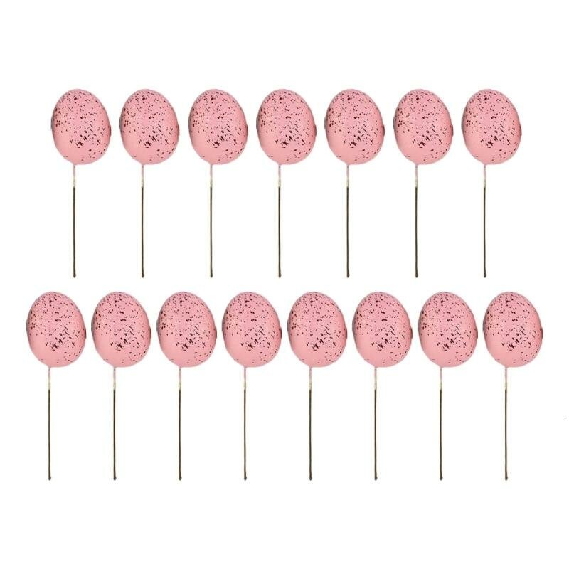 Пенопластовые яйца на Пасху (20 шт.), Розовый - 32MM