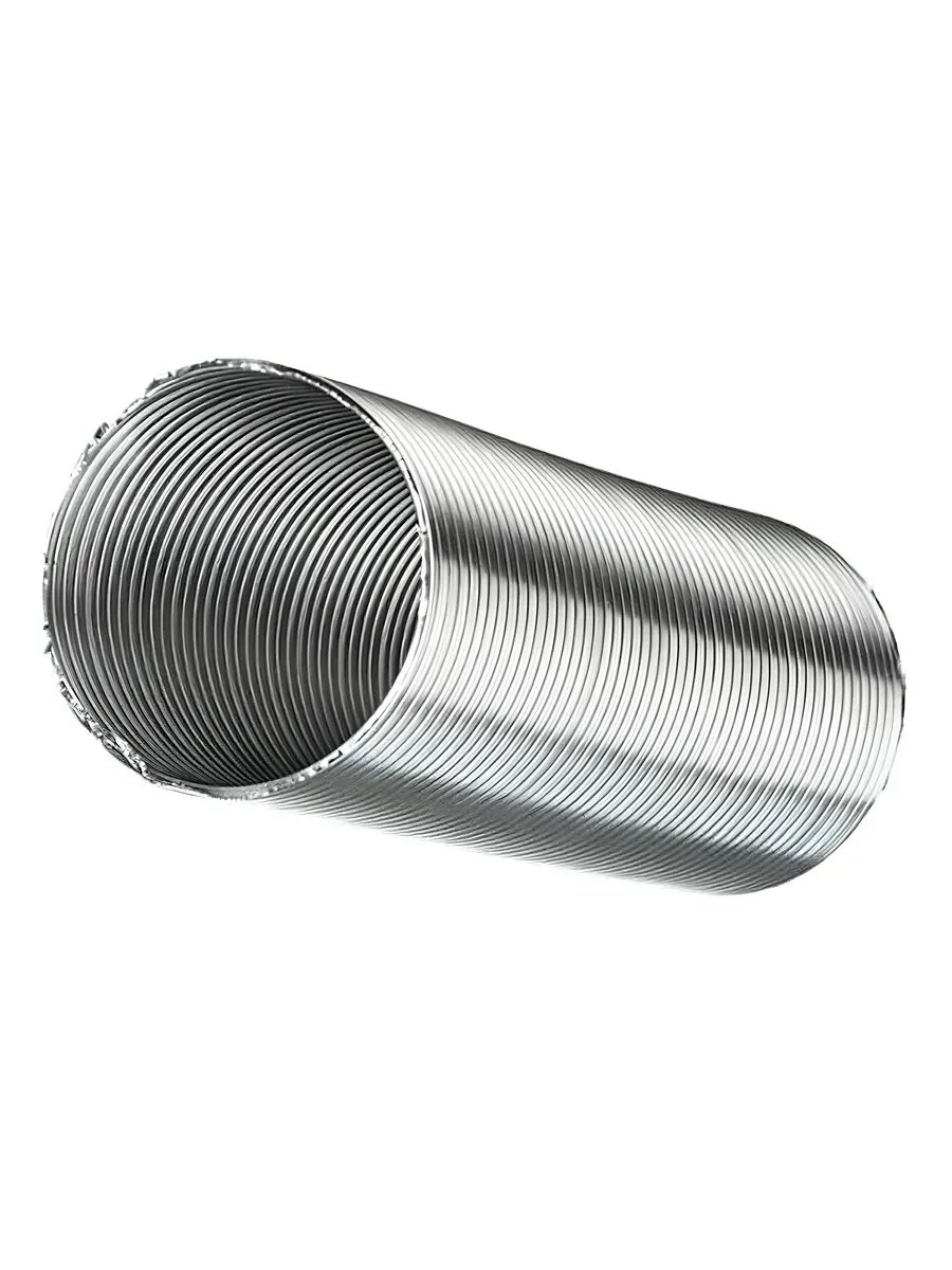 Гофра алюминиевая 200мм - 3м, воздуховод гибкий для вытяжки