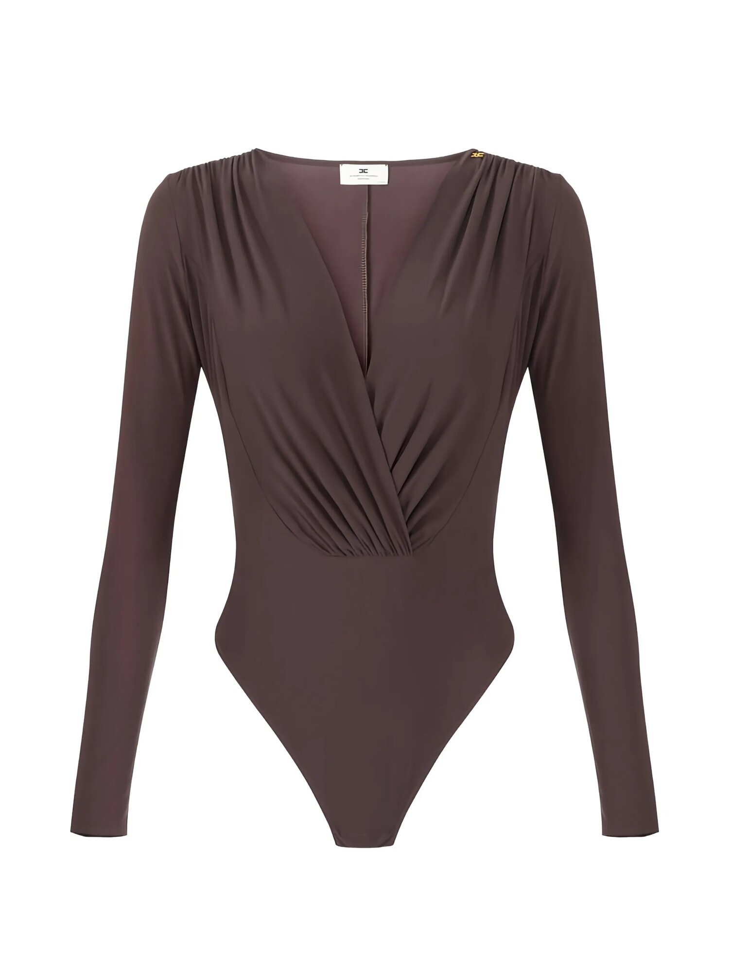 Боди бельевое Draping metal-logo bodysuit