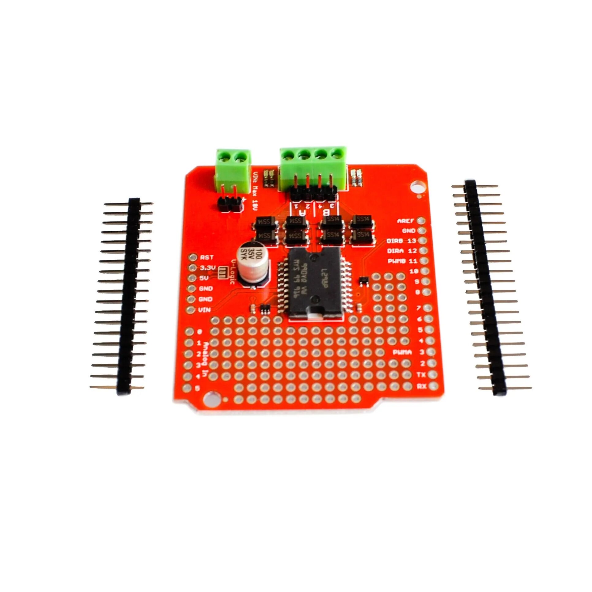 Щит драйвера двигателя Ardumoto L298P MINGYUANDINGYE