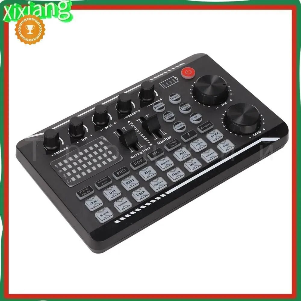 GM USB Live Sound Card, DJ микшер с 16 эффектами и интеллектуальным управлением, для создания контента и подкастов