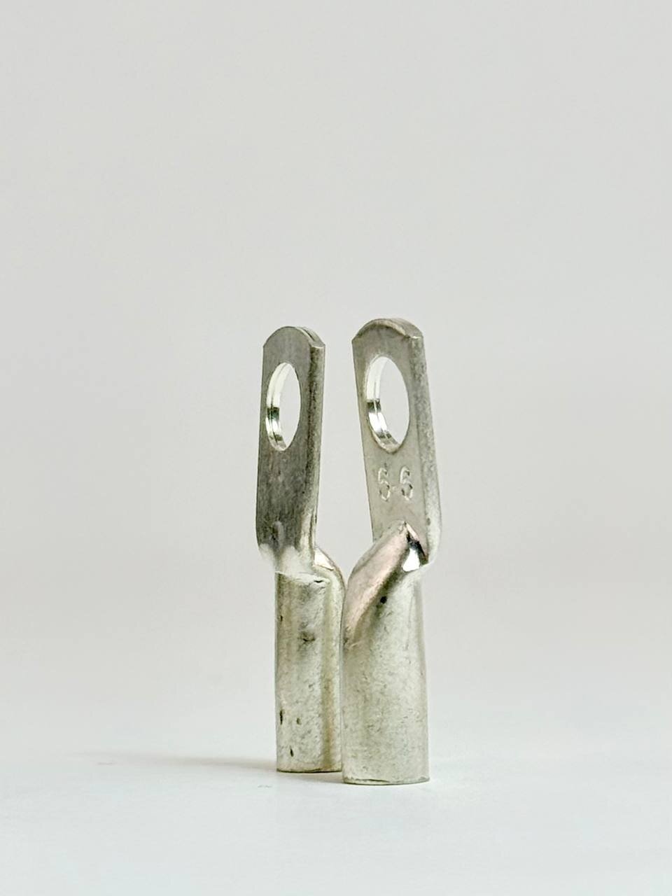 Кабельный наконечник JG6-6 - 1 шт / ТМЛ 6 мм2 под болт М6 / Медный луженый наконечник