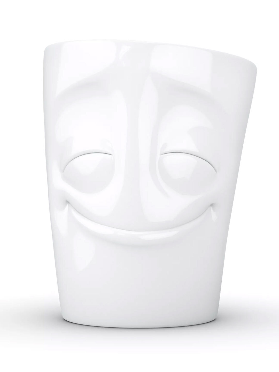 Кружка фарфоровая Tassen Мимика Cheery 350 мл, белая, Германия