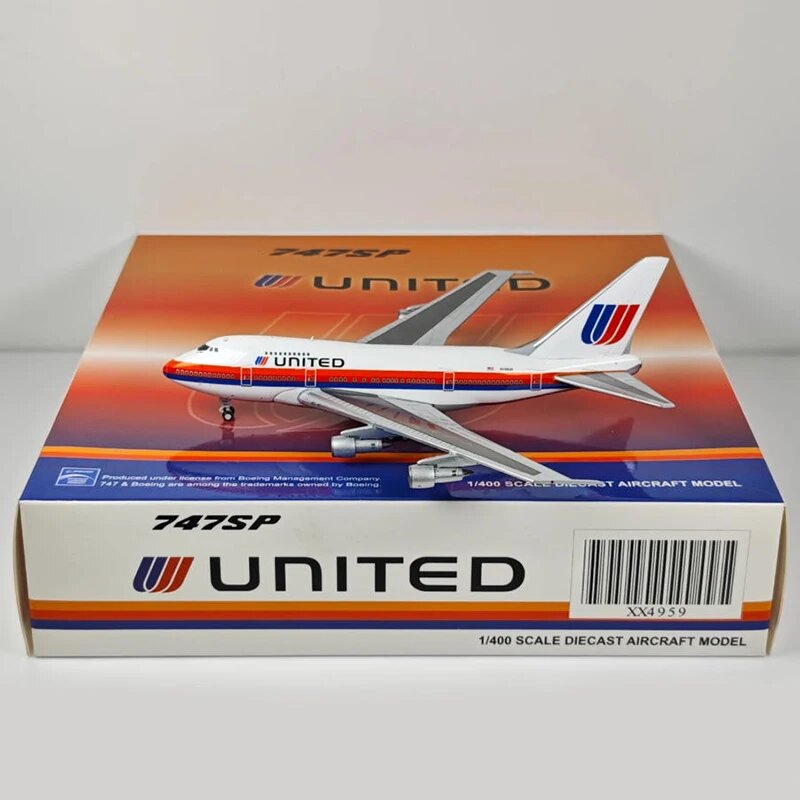 JC Wings модель самолета Boeing 747SP United Airlines