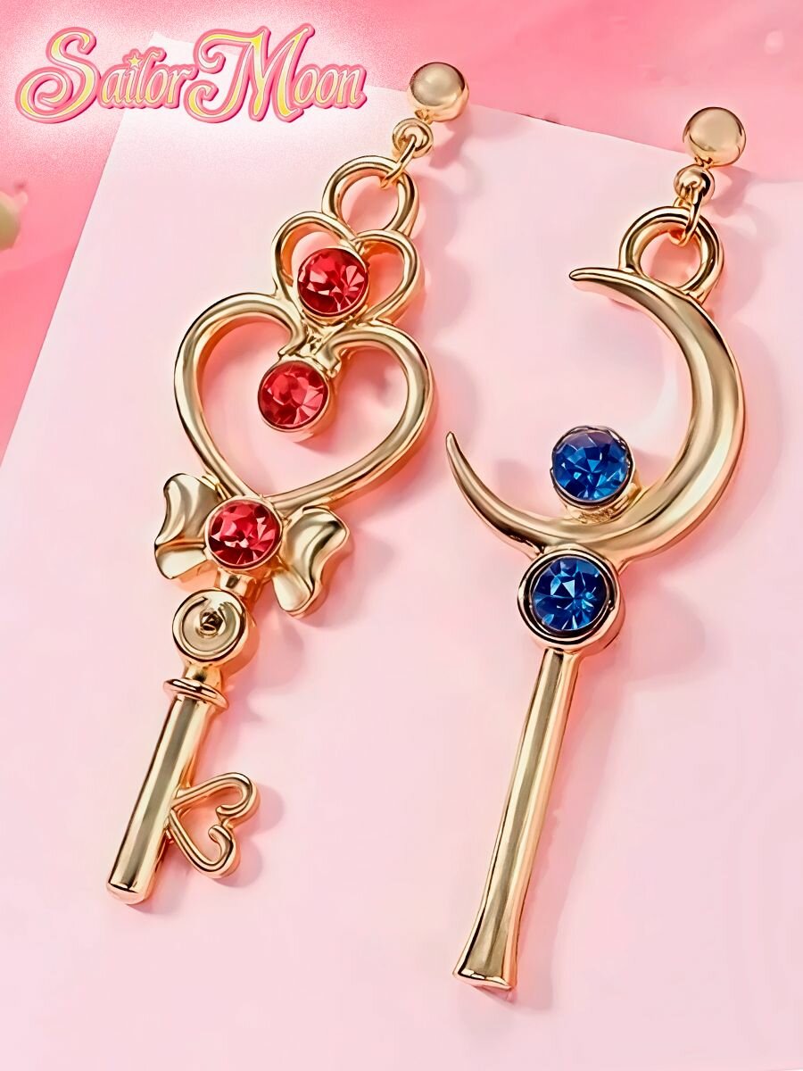 Серьги, искусственный камень