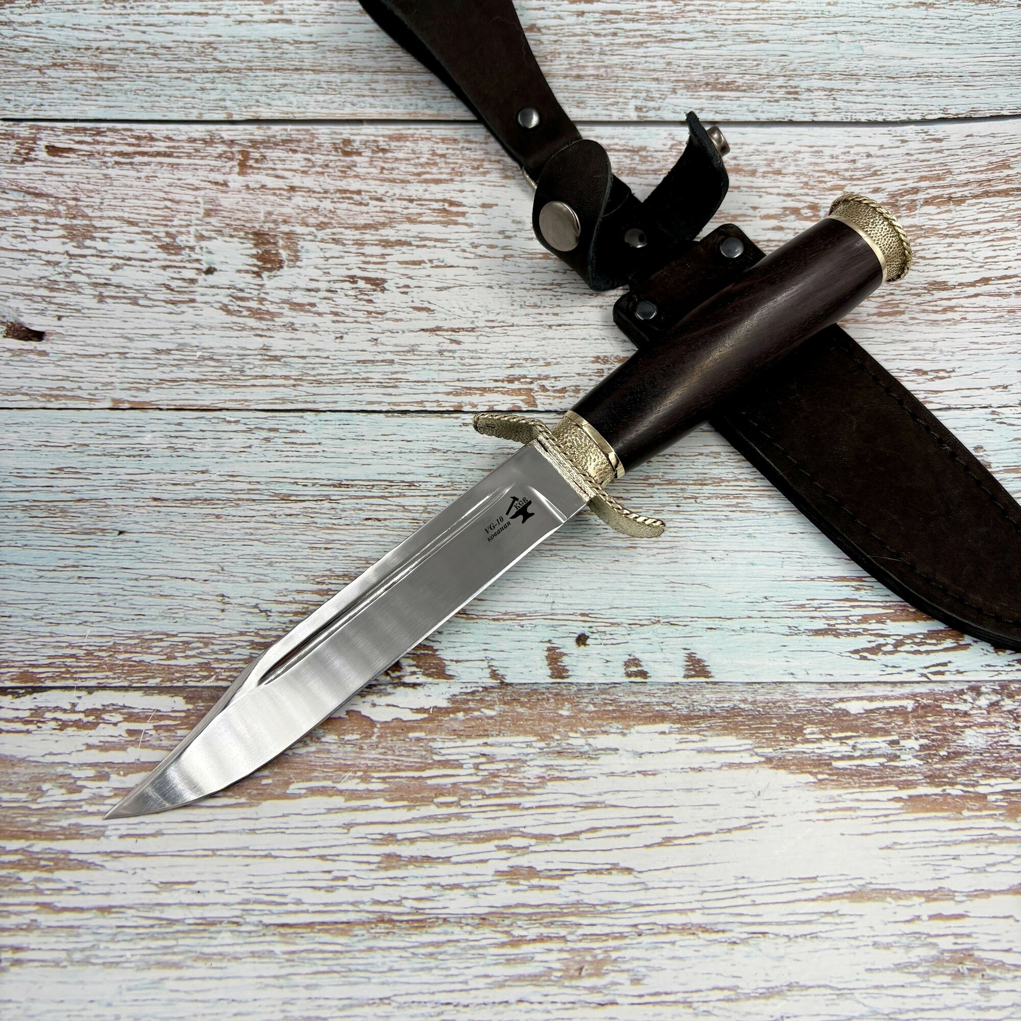 Нож Разведчика НР40 VG-10 Черный граб