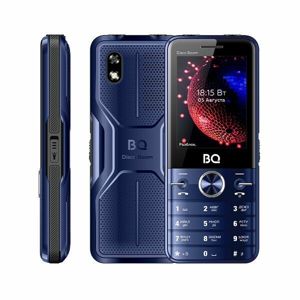 Мобильный телефон BQ 2842 Disco Boom Blue+Black