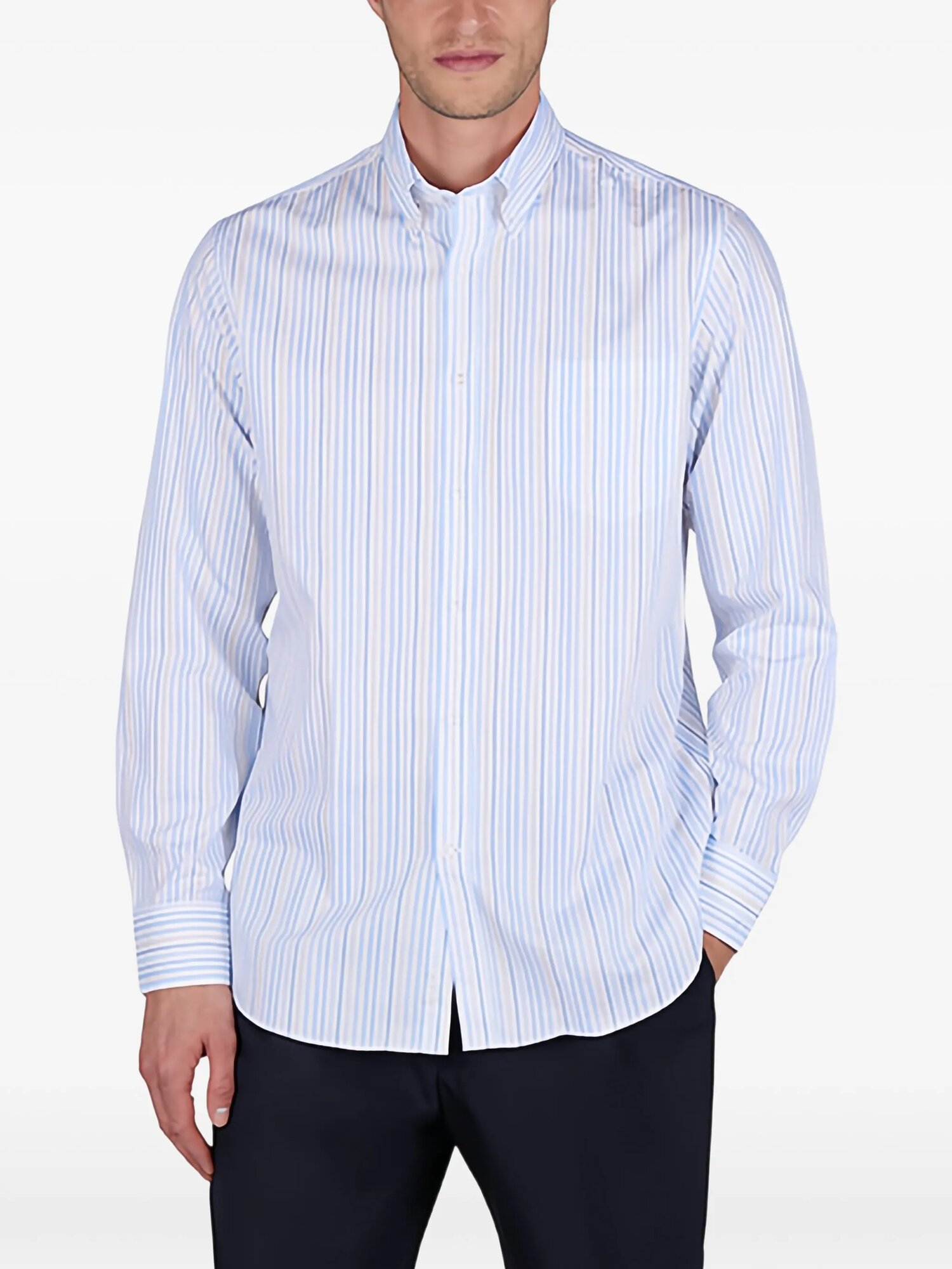 Рубашка Paul & Shark Striped shirt, размер 46, белый — фото 1