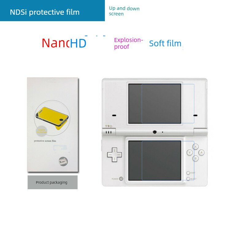 Нано-высококачественная защитная пленка DSi с антицарапинным покрытием, 2 шт. для дисплея