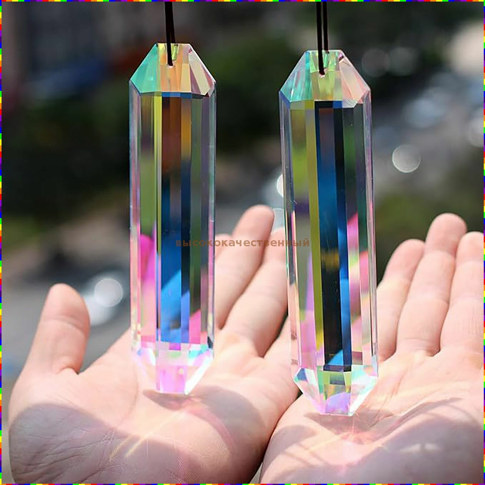 Хрустальная призма Ловец солнца наполняет дом яркими переливами света