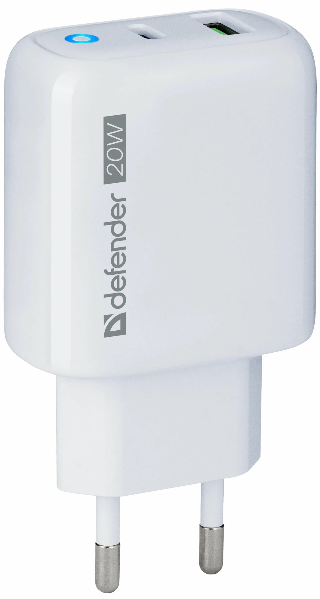 Сетевой адаптер Defender UPA-102 USB: C/PD20W+A/QC3.0, индикатор