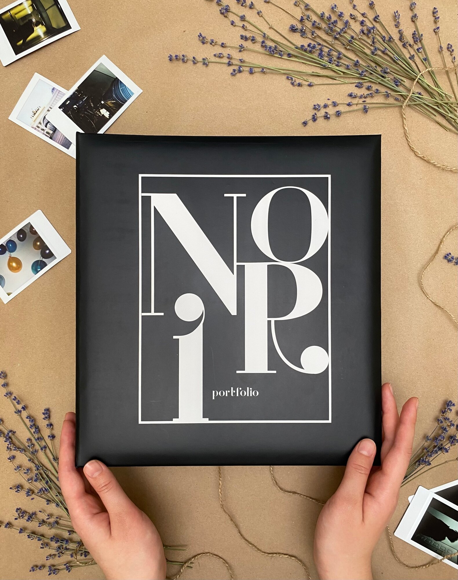 Фотоальбом магн. 50л 23х28см кольца portfolio черный полином FA 50М.004-2 (уни)