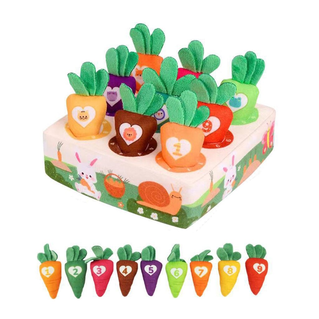 Детская Игра Для Сбора Урожая Моркови Игрушечный Стол Многофункциональная Игра Для Мозга Ручная Игрушка Цвет Номер Форма Обучающая Игра
