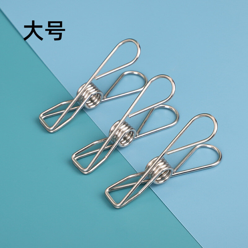 Высококачественный стальной зажим для белья, 8,5 см, одиночный экземпляр для сушки одежды, прочный и долговечный