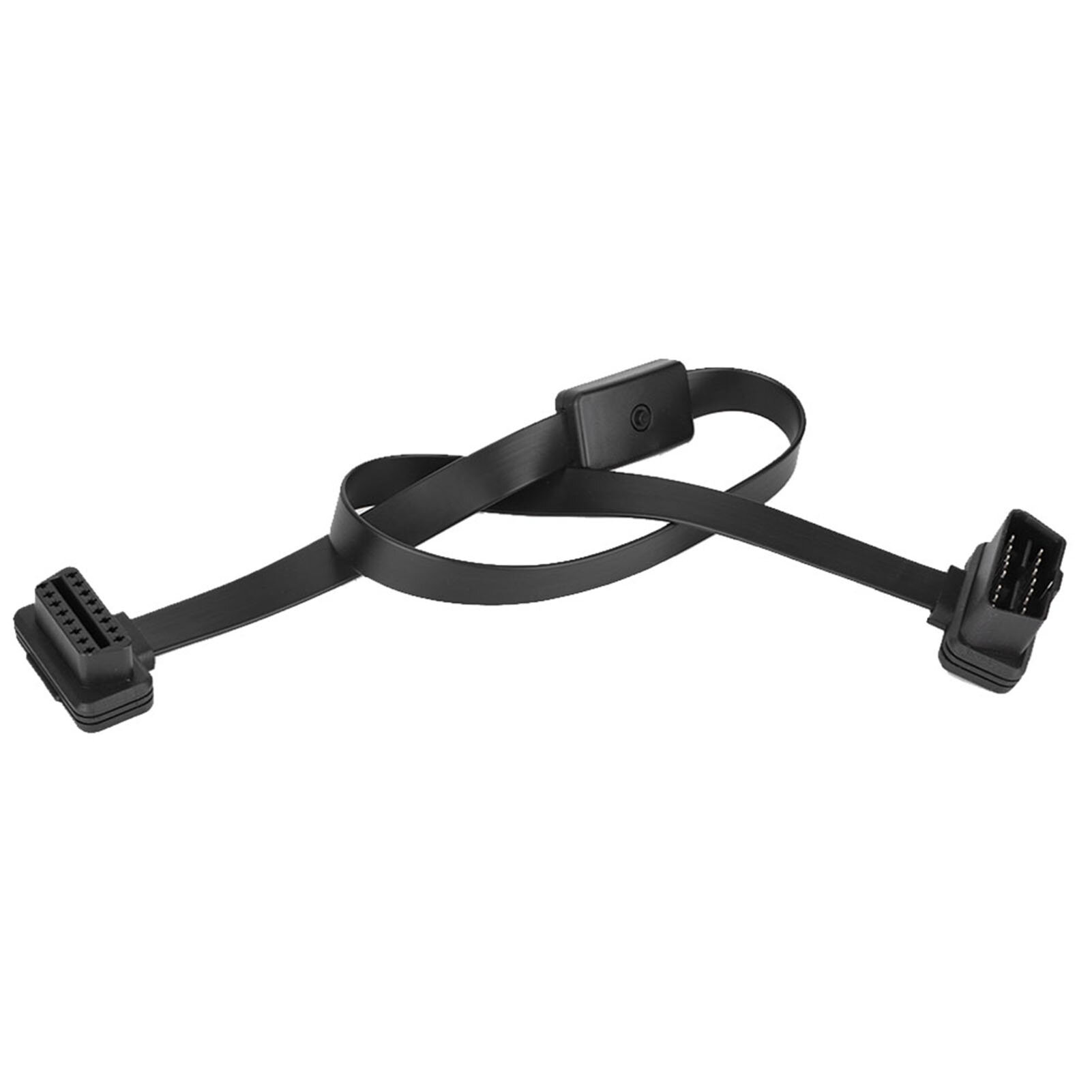 16-контактный удлинительный кабель-адаптер OBD2 «папа-мама» с переключателем ВКЛ/выкл