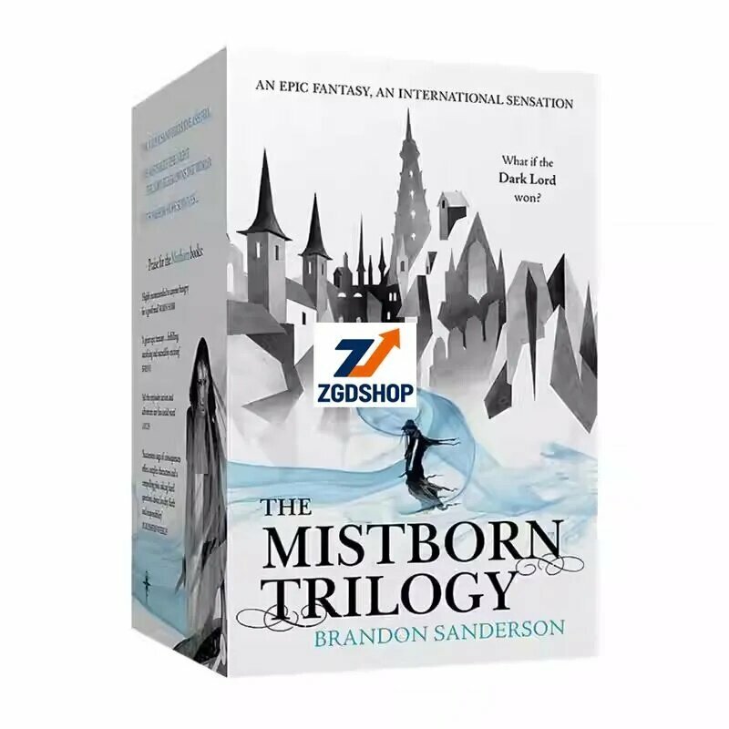 Mistborn Trilogy Boxed Set (3 книги) Брэндон Сандерсон, фэнтези, на английском языке